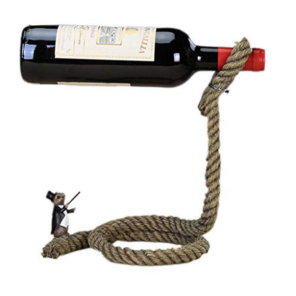 Rope Wine Bottle Holder – Gift for Wine Connoisseurs – Recommended Gifts